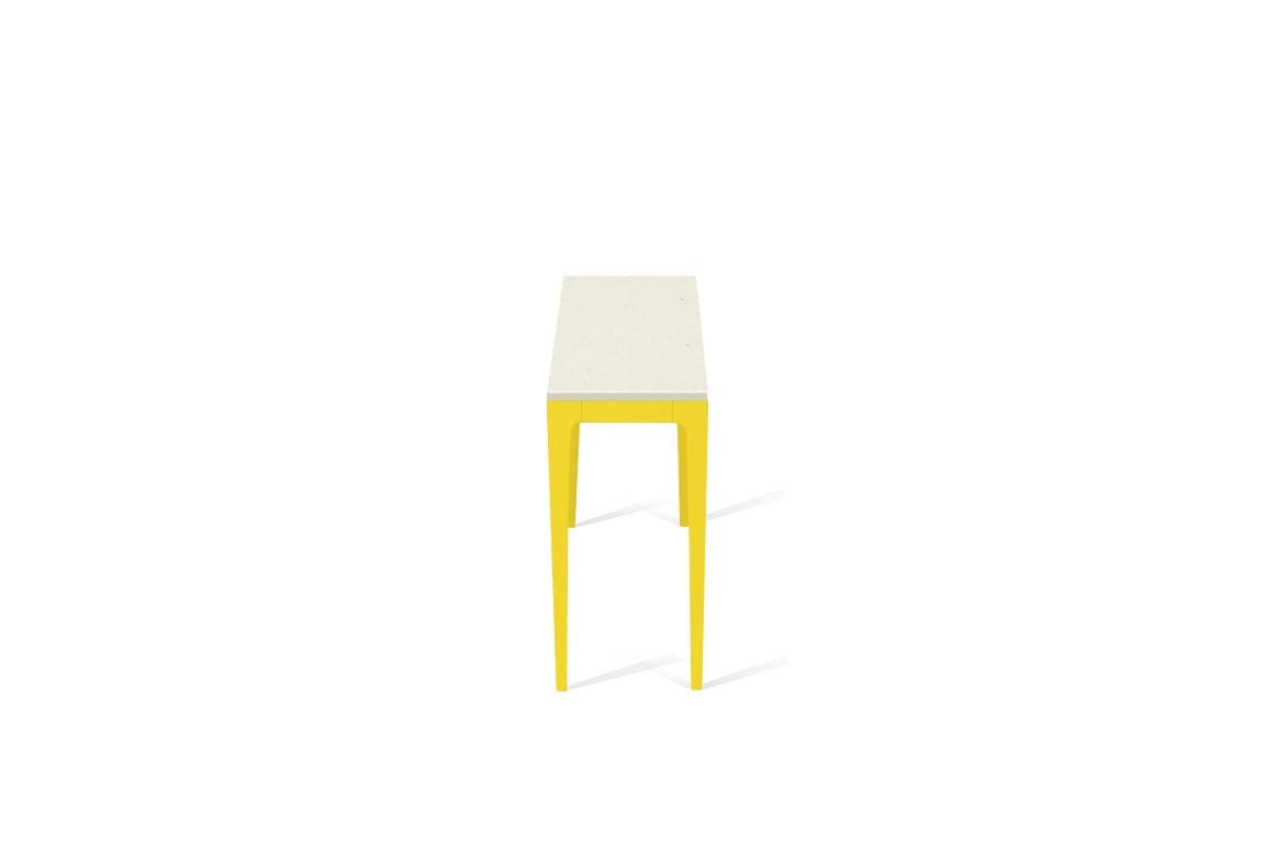 Fresh Concrete Slim Console Table Lemon Yellow – Urbi Furniture