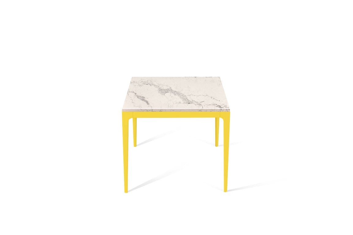 Statuario Maximus Standard Dining Table Lemon Yellow – Urbi Furniture