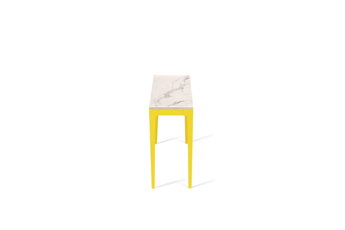 Statuario Maximus Slim Console Table Lemon Yellow – Urbi Furniture